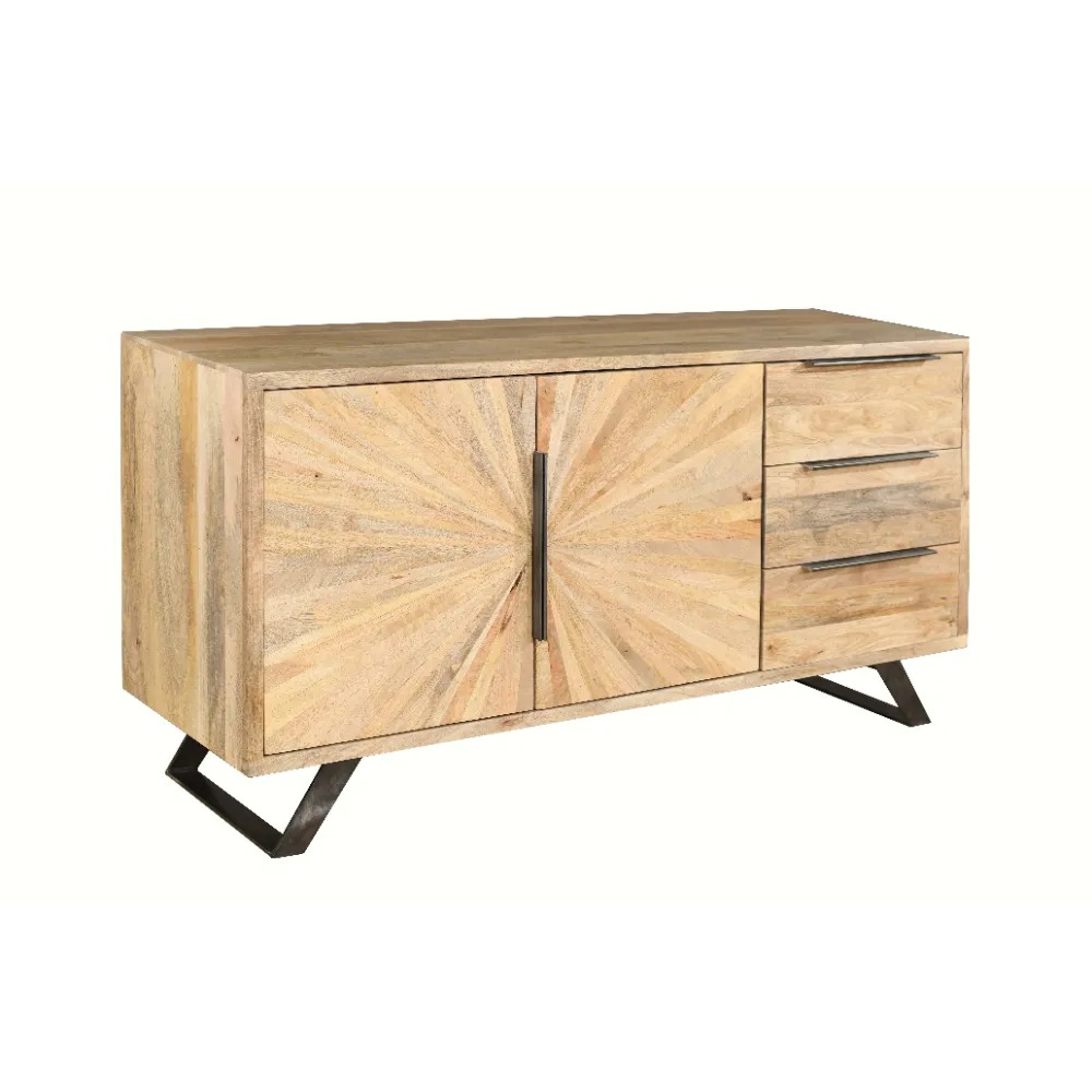 Sunburst Mango Sideboard - Large - Fairtrade gifts from Iguazu